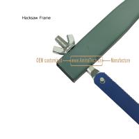 China 12 Inch Hacksaw Frame Carbon Steel Hand Saw for Cutting Wood Plastic Pipe for sale