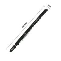 China T344D Carbon Steel Jig Saw Blade 152mm 6TPI Laser Logo Bulk for sale