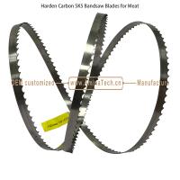 China Harden Carbon SK5 Bandsaw Blade for Frozen Meat 1400mm x 10mm x 4TPI for sale