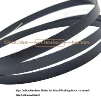 China Hardened Carbon SK5 Bandsaw Blade 1400mm x 10 x 24T for Wood and Soft Metal Cutting for sale