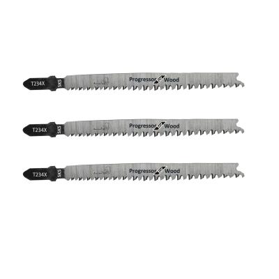 China T234X Carbon Steel Jig Saw Blade 116mm Laser Logo Print Bulk for Wood Cutting for sale