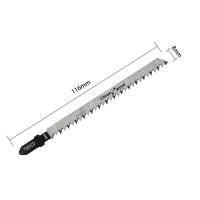 China T301CD Carbon Steel Jig Saw Blade 116mm 8T Laser Logo Print Bulk for Wood Cutting for sale