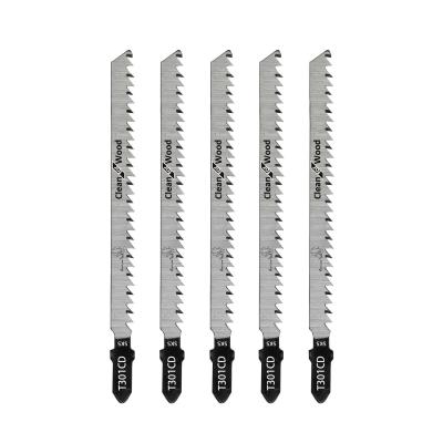 China T301CD Carbon Steel Jig Saw Blade 116mm 8T Laser Logo Print Bulk for Wood Cutting for sale