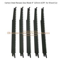 China Carbon Steel Reciprocating Saw Blade 9 Inch 225mm 3/9 TPI for Wood Cutting for sale