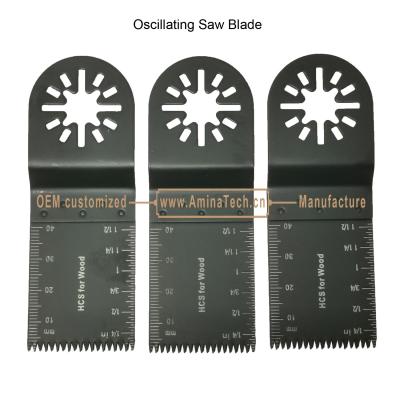 China Oscillating Saw Blade 40x34mm Carbon Steel Multi Tool Accessories for Wood PVC Cutting for sale