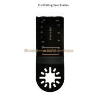 China Oscillating Saw Blade 50x34mm Carbon Steel Multi Tool Accessories for Wood Cutting for sale