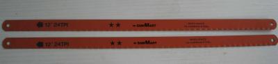 China High Carbon Steel Hacksaw Blade 12 Inch 24 TPI Resilient Unbreakable for sale