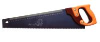China High Carbon Steel Hand Saw 300mm 350mm Impulse Hardened Teeth Wood Handle for sale
