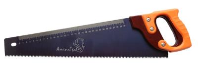 China High Carbon Steel Hand Saw 300mm 350mm Impulse Hardened Teeth Wood Handle for sale