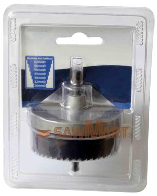 China 7 Piece Hole Saw Set with Pilot Drill 26-62mm 18mm Cutting Depth for sale
