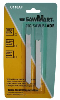 China HSS U118AF Bi-Metal Reciprocating Saw Blades 21TPI 75mm for Thin Metal Cutting for sale