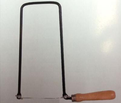 China U-Shank Scroll Saw Frame 130x270mm with Wooden Grip AT-120 for Precision Cutting for sale