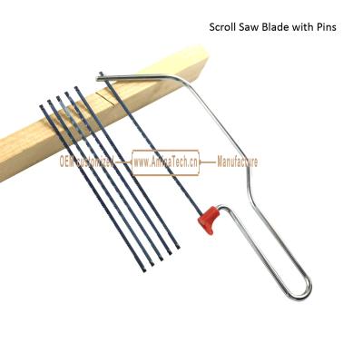 China Scroll Saw Blade 153mm x 3mm 14T 18T 24T for Wood Plastic Metal Cutting for sale