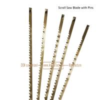 China Scroll Saw Blade 153mm x 3mm 10T 14T 17T 18T 24T for Wood Plastic Metal Cutting for sale