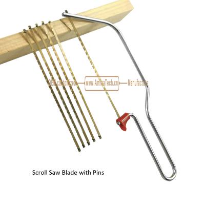 China Scroll Saw Blade 153mm x 3mm 10T 14T 17T 18T 24T for Wood Plastic Metal Cutting for sale