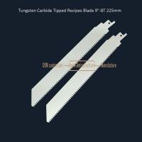 China Tungsten Carbide Tipped Reciprocating Saw Blade 225mm 8 Teeth for Concrete Brick Cutting for sale