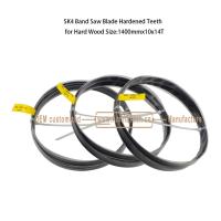 China High Carbon SK4 Bandsaw Blade 1400mm x 10 x 14T for Wood Cutting Black Hardened for sale