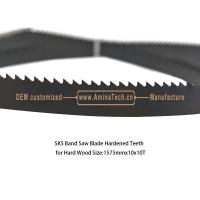 China SK5 Band Saw Blade Hardened Teeth 1575mm x 10mm x 10T for Hard Wood Cutting for sale