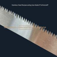 China Stainless Steel Reciprocating Saw Blade 9x25mm 8T for Wood Frozen Meat Bone Cutting for sale
