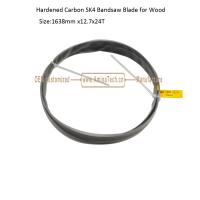 China High Carbon SK4 Bandsaw Blade for Wood Cutting 1638mm x 12.7mm 24T Black Hardened for sale