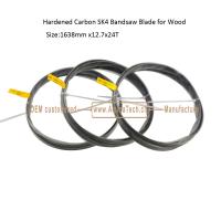 China High Carbon SK4 Bandsaw Blade for Wood Cutting 1638mm x 12.7mm 24T Black Hardened for sale