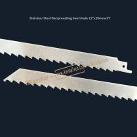 China Stainless Steel Reciprocating Saw Blade 12 Inch 19mm 3 TPI for Wood Frozen Meat Bone Cutting for sale