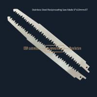 China Stainless Steel Reciprocating Saw Blade 9x19mm 5T for Wood Frozen Meat Bone Cutting for sale