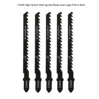 China T244D Carbon Jig Saw Blade 100mmx6.5x6T for Wood Cutting Bulk Laser Logo for sale