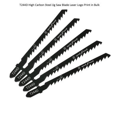 China T244D Carbon Jig Saw Blade 100mmx6.5x6T for Wood Cutting Bulk Laser Logo for sale