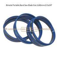 China Bimetal Portable Band Saw Blade 1140mm x 12.5mm x 24T for Steel Pipe and Sheet Cutting for sale