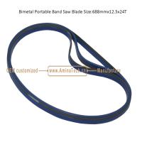 China Bimetal Portable Band Saw Blade 688mm x 12.5mm x 24T for Metal and Wood Cutting for sale