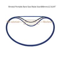 China Bimetal Portable Band Saw Blade 688mm x 12.5mm x 24T for Metal and Wood Cutting for sale