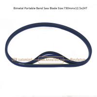 China Bimetal Portable Band Saw Blade 730mm x 12.5mm x 24T for Metal Cutting for sale
