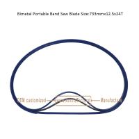 China Bimetal Portable Band Saw Blade 733mm x 12.5mm x 24T for Metal Cutting for sale