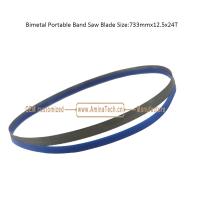 China Bimetal Portable Band Saw Blade 733mm x 12.5mm x 24T for Metal Cutting for sale