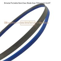China Bimetal Portable Band Saw Blade 733mm x 12.5mm x 24T for Metal Cutting for sale