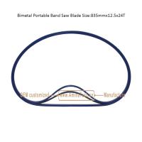 China Bimetal Portable Band Saw Blade 835mm x 12.5mm 24T for Steel Pipe and Sheet Cutting for sale