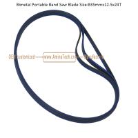 China Bimetal Portable Band Saw Blade 835mm x 12.5mm 24T for Steel Pipe and Sheet Cutting for sale
