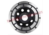China Double Row Cup Grinding Wheel 115mm 22.23mm Diamond Turbo Cup Wheel for Concrete Grinding for sale