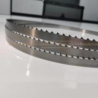 China Carbon Bandsaw Blades for Frozen Meat and Bone 1650mm x 16mm x 4T Hardened Steel for sale