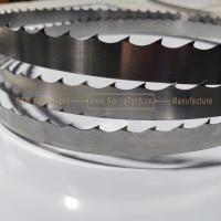 China Carbon Bandsaw Blades for Frozen Meat and Bone 1650mm x 16mm x 4T Hardened Steel for sale