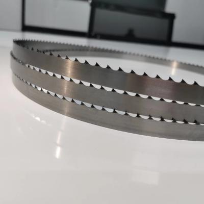 China Carbon Bandsaw Blades for Frozen Meat and Bone 1300mm x 16mm 4 TPI for sale