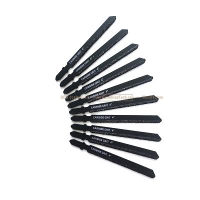 China Tungsten Carbide Gritted Jig Saw Blade T-Shape 100mm x 8mm Bulk for Tile Grinding for sale