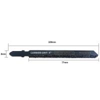China Tungsten Carbide Gritted Jig Saw Blade T-Shape 100mm x 8mm Bulk for Tile Grinding for sale