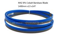 China M42 8% Cobalt Bandsaw Blade 1400mm x 13mm x 14 TPI for Wood and Steel Cutting for sale