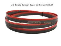 China M42 Bimetal Bandsaw Blade 2240mm x 19mm x 0.6mm 6TPI Metal Cutting Band Saw for sale