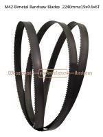 China M42 Bimetal Bandsaw Blade 2240mm x 19mm x 0.6mm 6TPI Metal Cutting Band Saw for sale