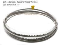 China Aminatech Carbon SK5 Bandsaw Blades 1575mm x 6mm x 6T for Wood and Soft Metal Cutting for sale