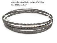 China Carbon Bandsaw Blades for Wood Working 1750mm x 6mm 6TPI Hardened SK5 Steel for sale