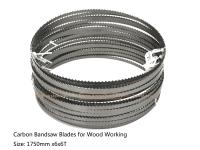 China Carbon Bandsaw Blades for Wood Working 1750mm x 6mm 6TPI Hardened SK5 Steel for sale